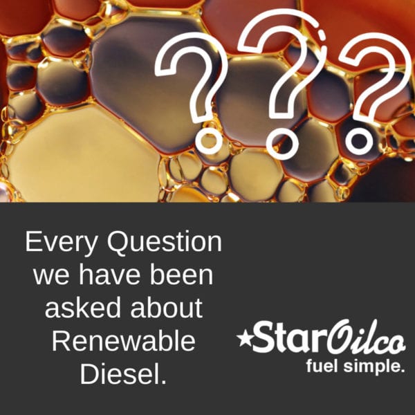 Frequently Asked Questions Renewable Diesel | Star Oilco